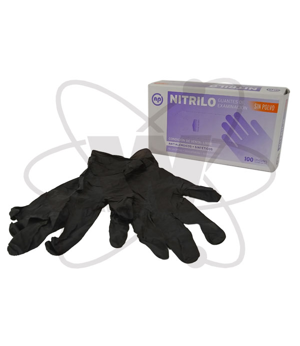 Guantes de nitrilo caja x 100 un. Grande – Francisco H. Walz S.C.A.